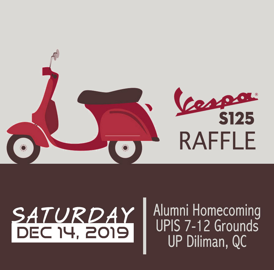Vespa S125 Raffle – Galing UPIS